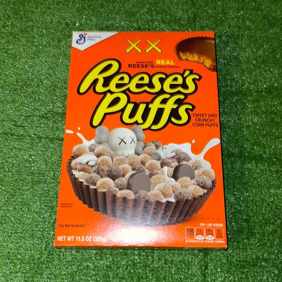 KAWS | Accessories | Kaws Reeses Puffs Cereal Box | Poshmark